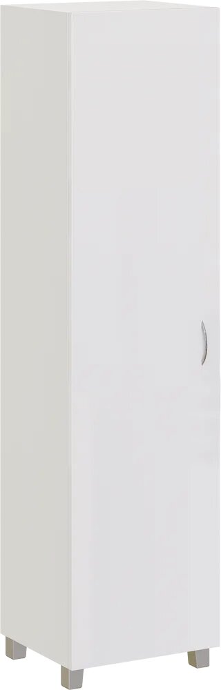 Шкаф пенал для ванной DIWO Суздаль 45 напольный для xранения, 45x176x40 см, белый