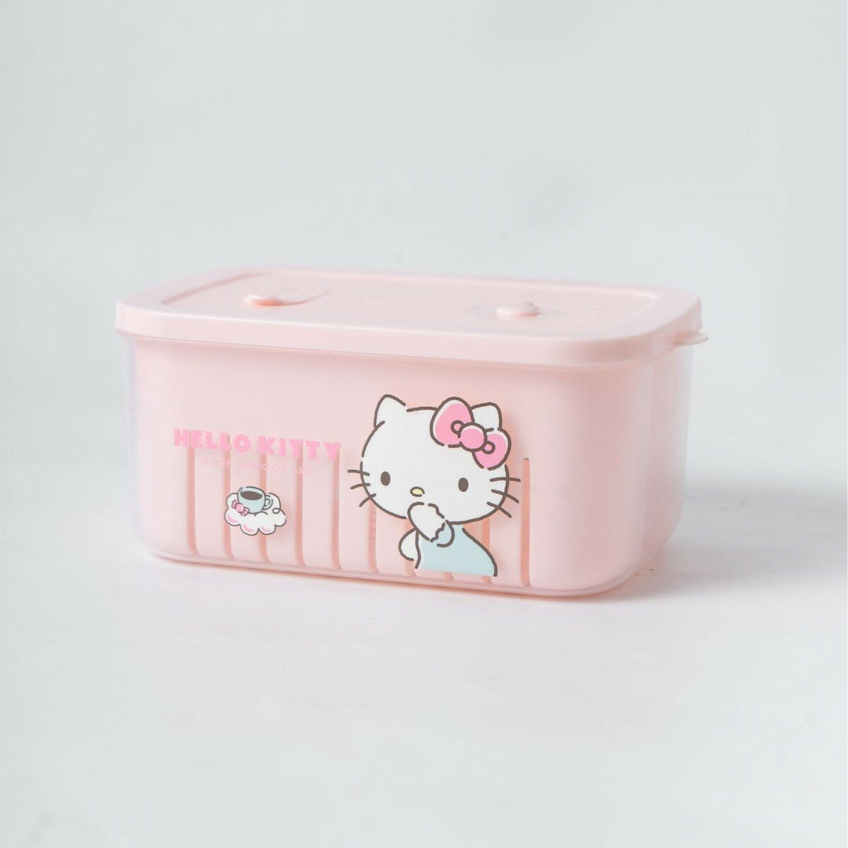 Оригинальная корзина для слива Sanrio, контейнер для свежести, домашний холодильник, фруктовый бенто-бокс, контейнер для хранения, контейнер для свежести