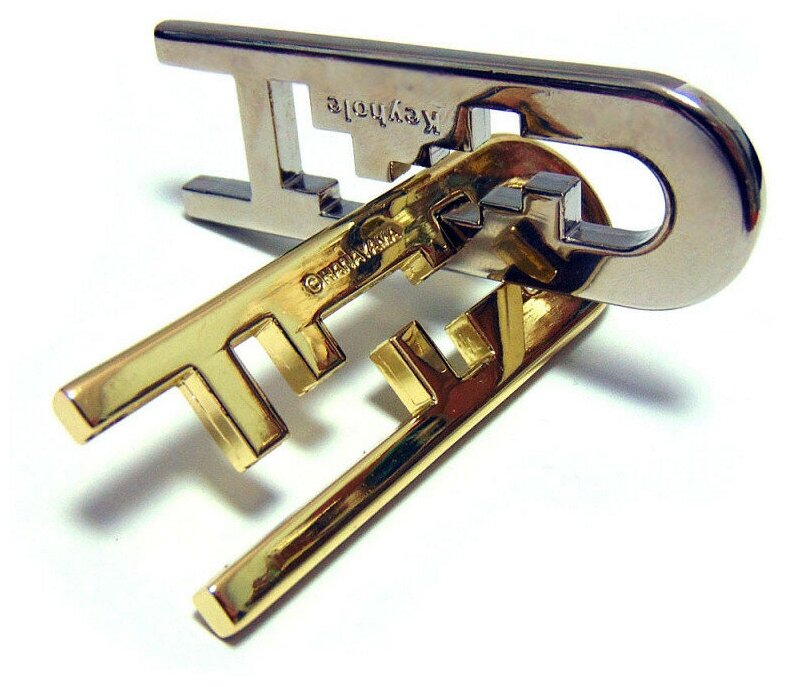 Головоломка Hanayama Замок / Huzzle Cast Keyhole 4* (6,9x2,6x4,5 см)