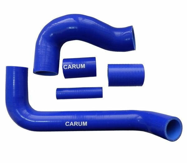 Патрубки радиатора УАЗ HUNTER дв.409 комплект 4шт армированный силикон CARUM