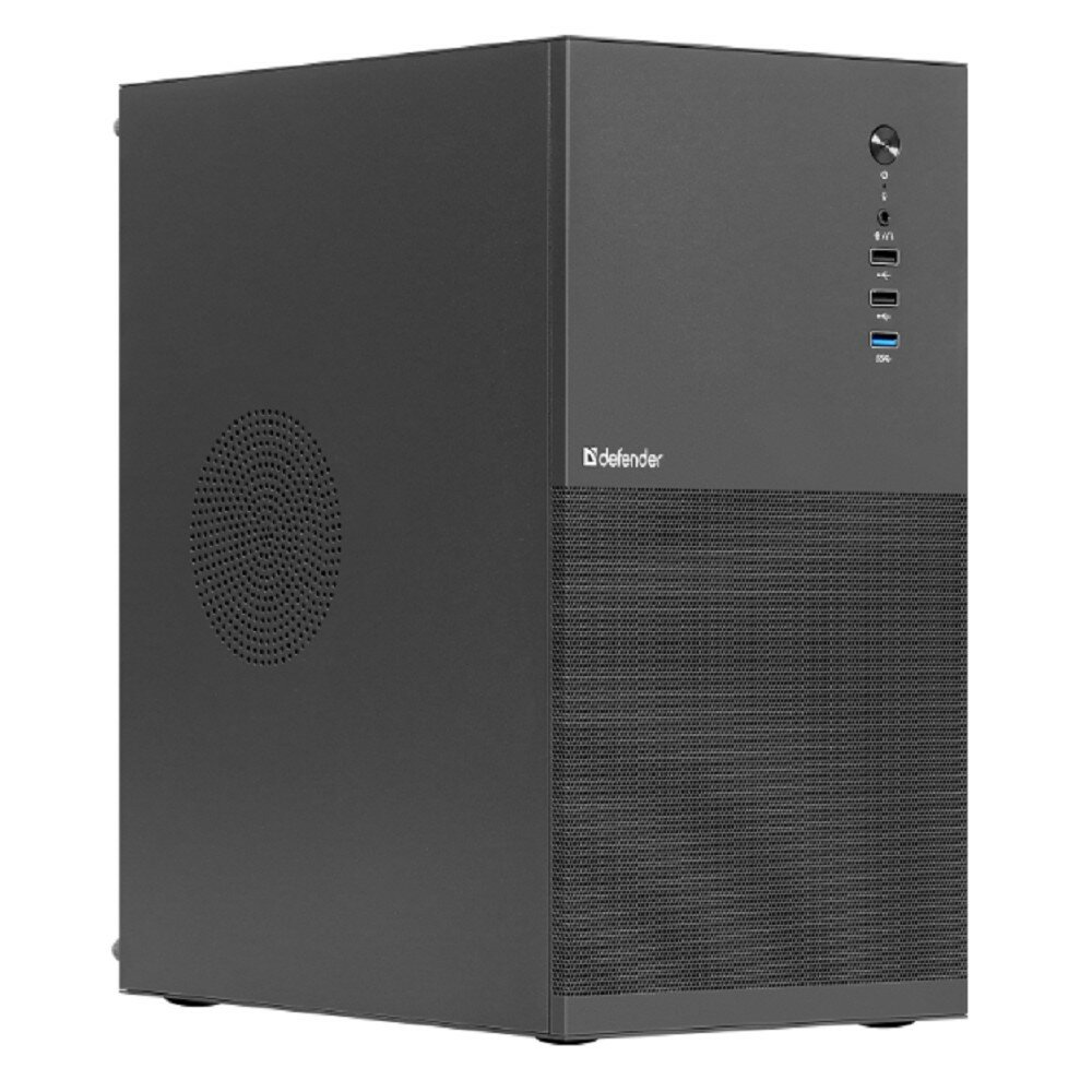 Корпус для ПК Defender сталь 0.65 ATX 2 USB без БП