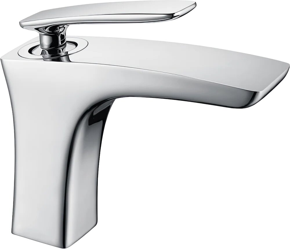 Смеситель для раковины Lemark Bellario LM6806C хром, глянцевый, кран для ванной в раковину, из латуни, рычажный, с керамическим картриджем