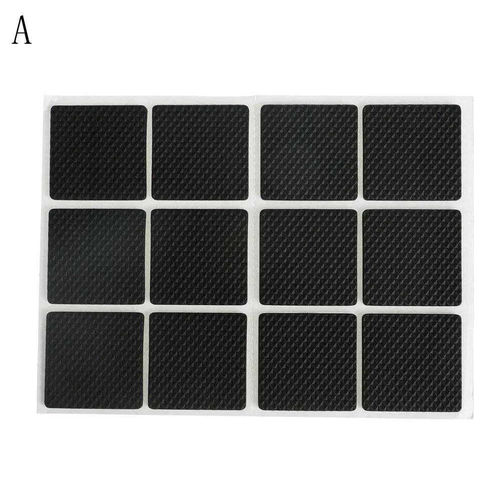 Черные самоклеящиеся ножки для мебели из резины A