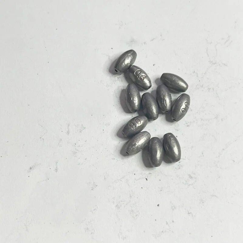 Грузила для рыбалки, оливковые, 0.6g-10pcs