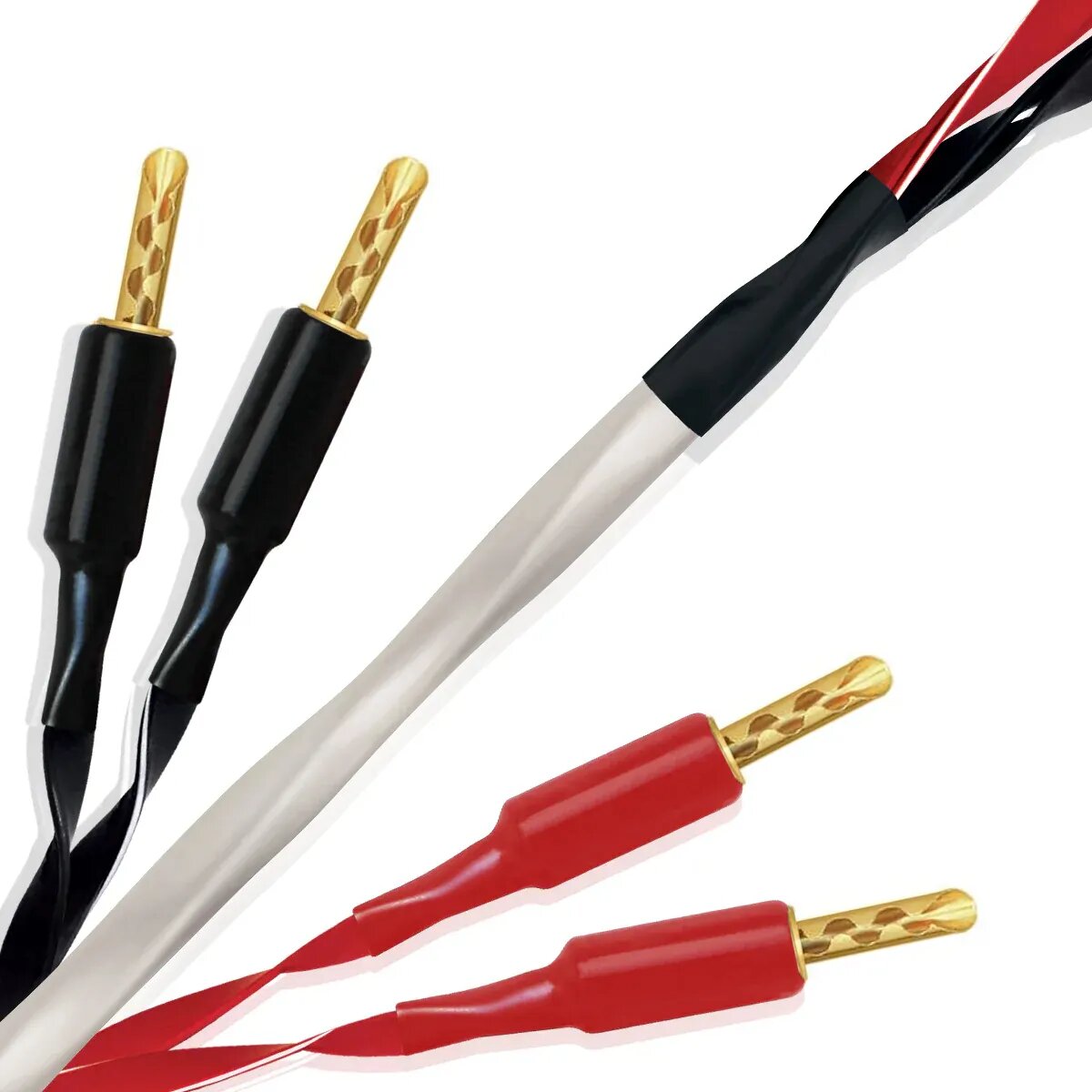 Акустический кабель Wire World Luna 10 Biwire Speaker Cable Pair (BAN-BAN) (LUB2.5MB-10) 2.5m