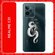 Чехол на Realme C31 / Реалми C31 с принтом Монохромная змея рисунок, прозрачный