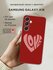 Чехол на Samsung Galaxy A16 / Самсунг А16 с принтом "Love heart 1 - 14 февраля"