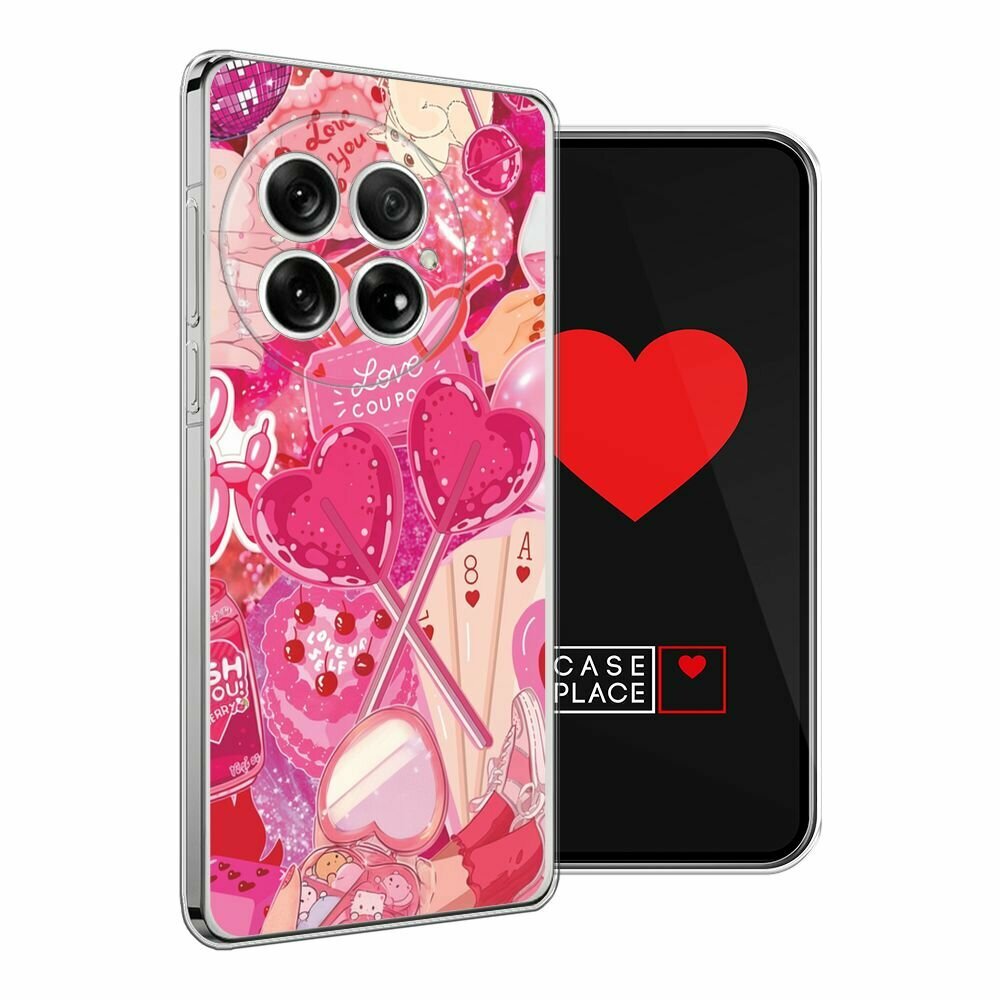 Чехол на OnePlus 13 / Ван Плас 13 с принтом "Love coupon - 14 февраля" — фото 1