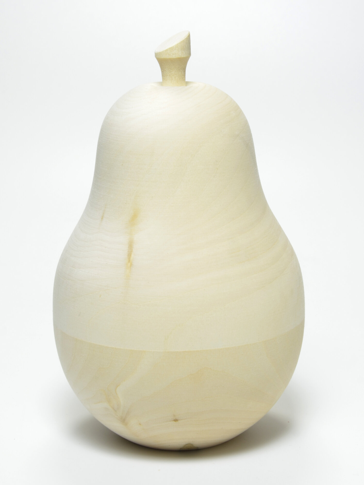 Груша. Деревянная шкатулка для росписи и декупажа. Высота 13 см.