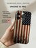 Силиконовый чехол на Apple iPhone 14 Pro / Айфон 14 Про с принтом "США"