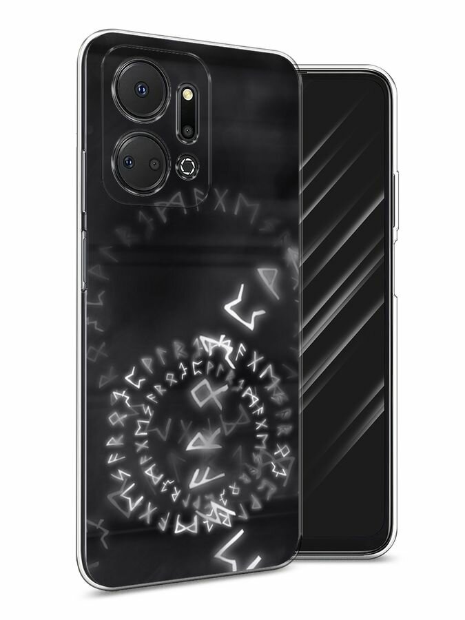 Чехол на Honor X7A/X7A Plus / Хонор Х7А/Х7А Плюс с принтом "Руны"