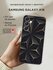 Чехол на Samsung Galaxy A16 / Самсунг А16 с принтом "Черные полигоны"