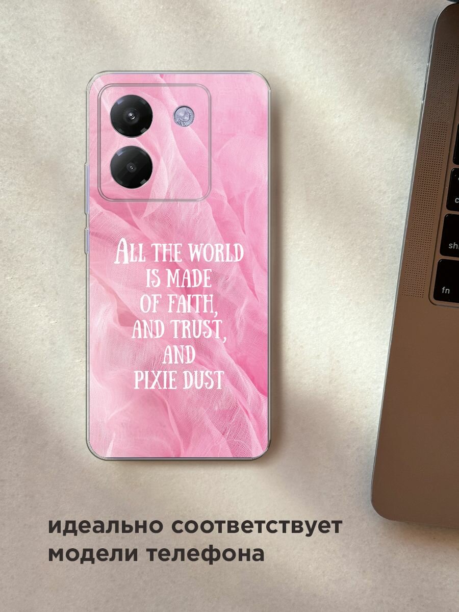Чехол на Poco M7 Pro / Поко М7 Про с принтом "Pixie dust - 8 марта" — фото 1