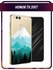 Чехол на Honor 7X / Хонор 7Х с принтом "Синяя снежная гора", прозрачный
