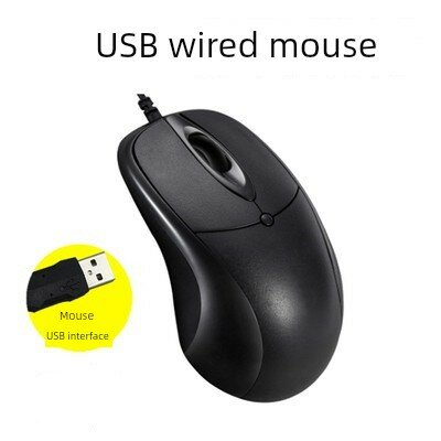 3.2m 5m Удлиненная кабельная мышь с двумя плоскими USB-портами, проводная настольная мышь для ноутбука, PS2 business