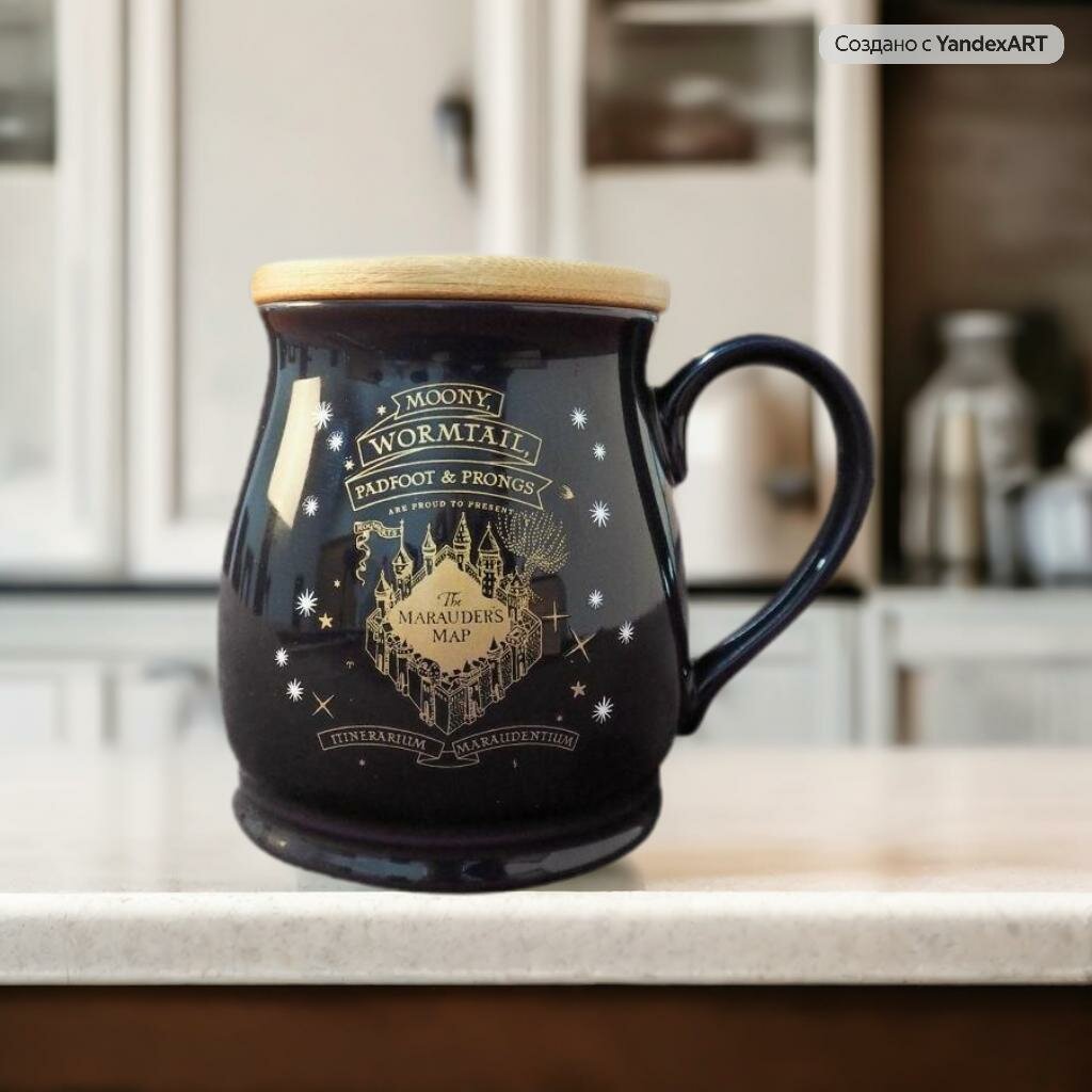 Кружка Гарри Поттера с картой мародеров
