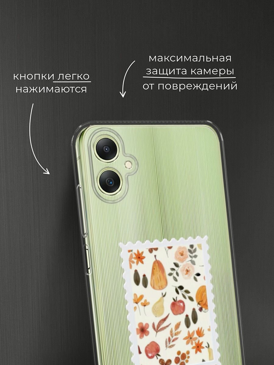 Чехол на Samsung Galaxy A06 / Самсунг Галакси А06 с принтом Уютный сезон — фото 1