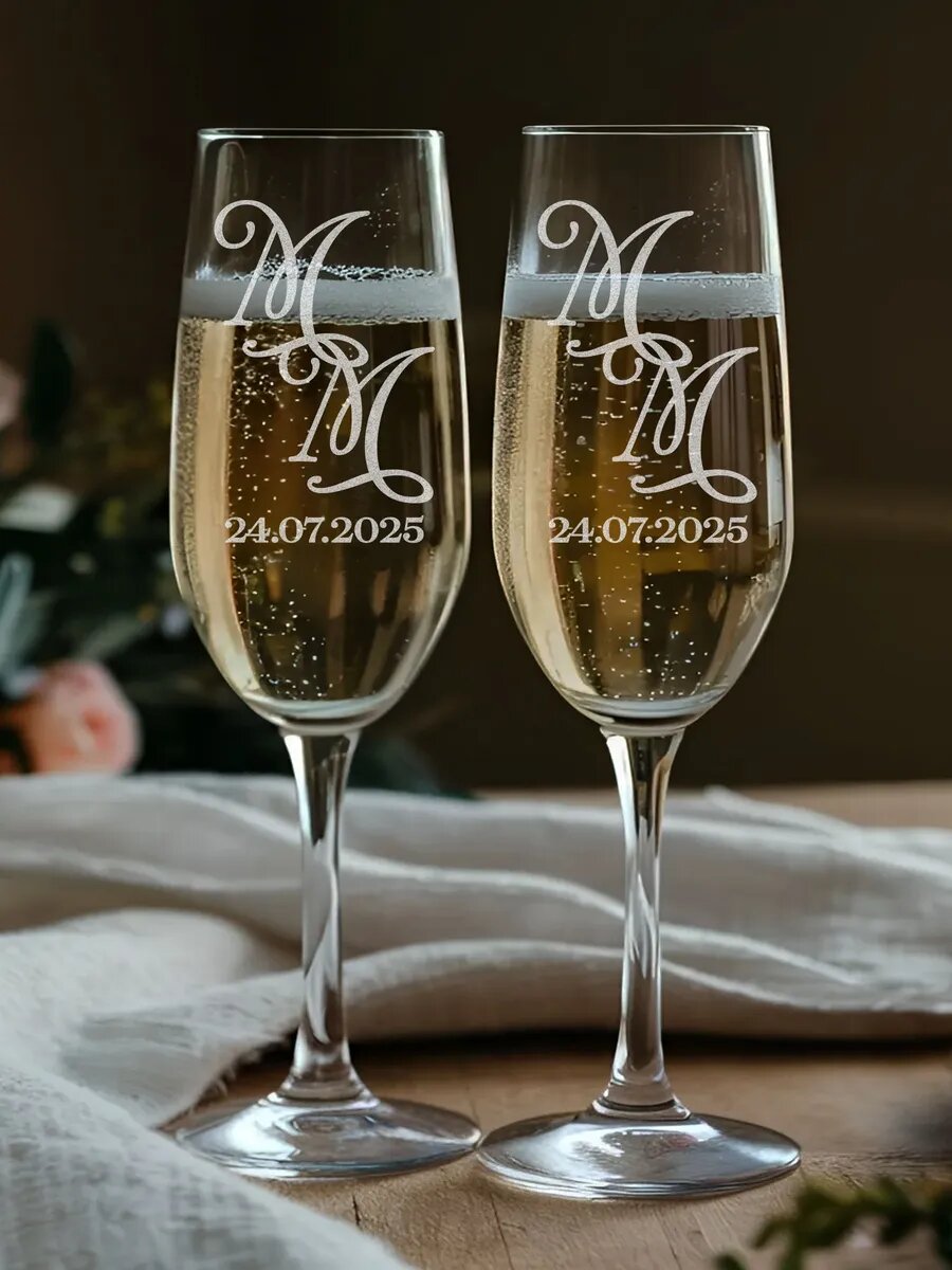 Бокалы для шампанского М и М