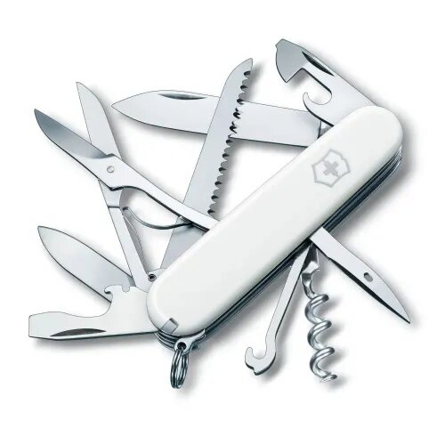 Нож перочинный Victorinox Huntsman (1.3713.7) 91мм 14функц. белый карт. коробка
