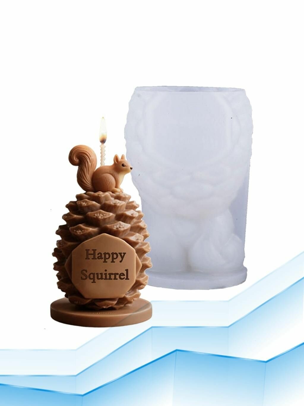 Рождественские формы для выпечки, - белка