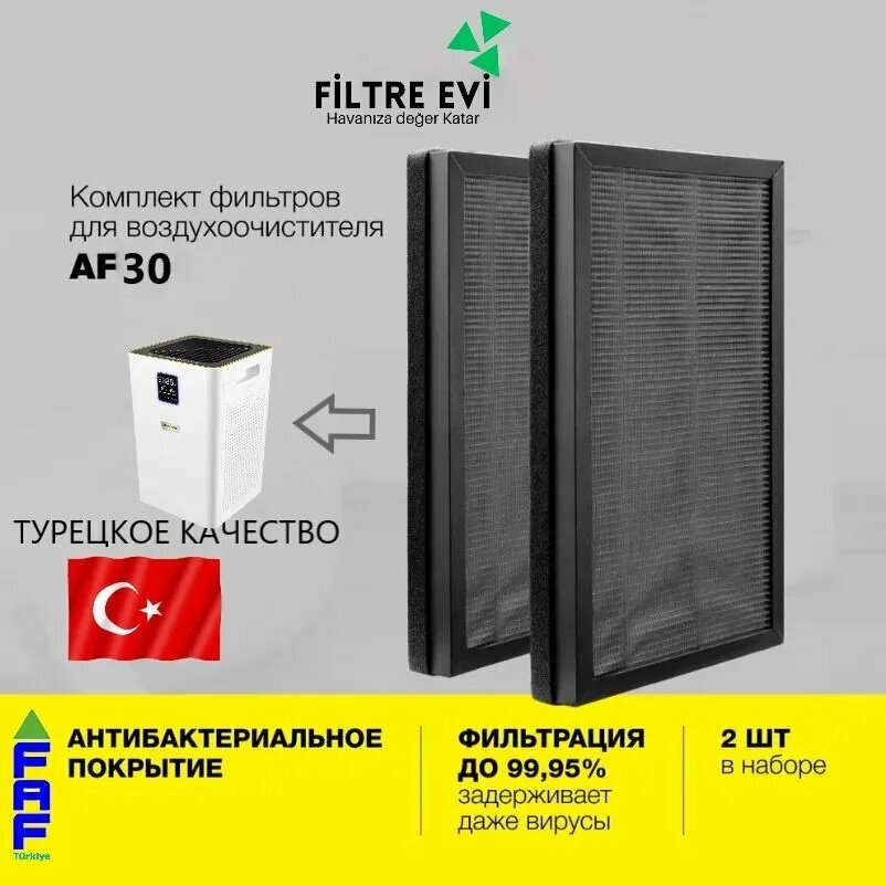 Комплект фильтров воздухоочистителя Karcher AF 30 (2.863-067.0)
