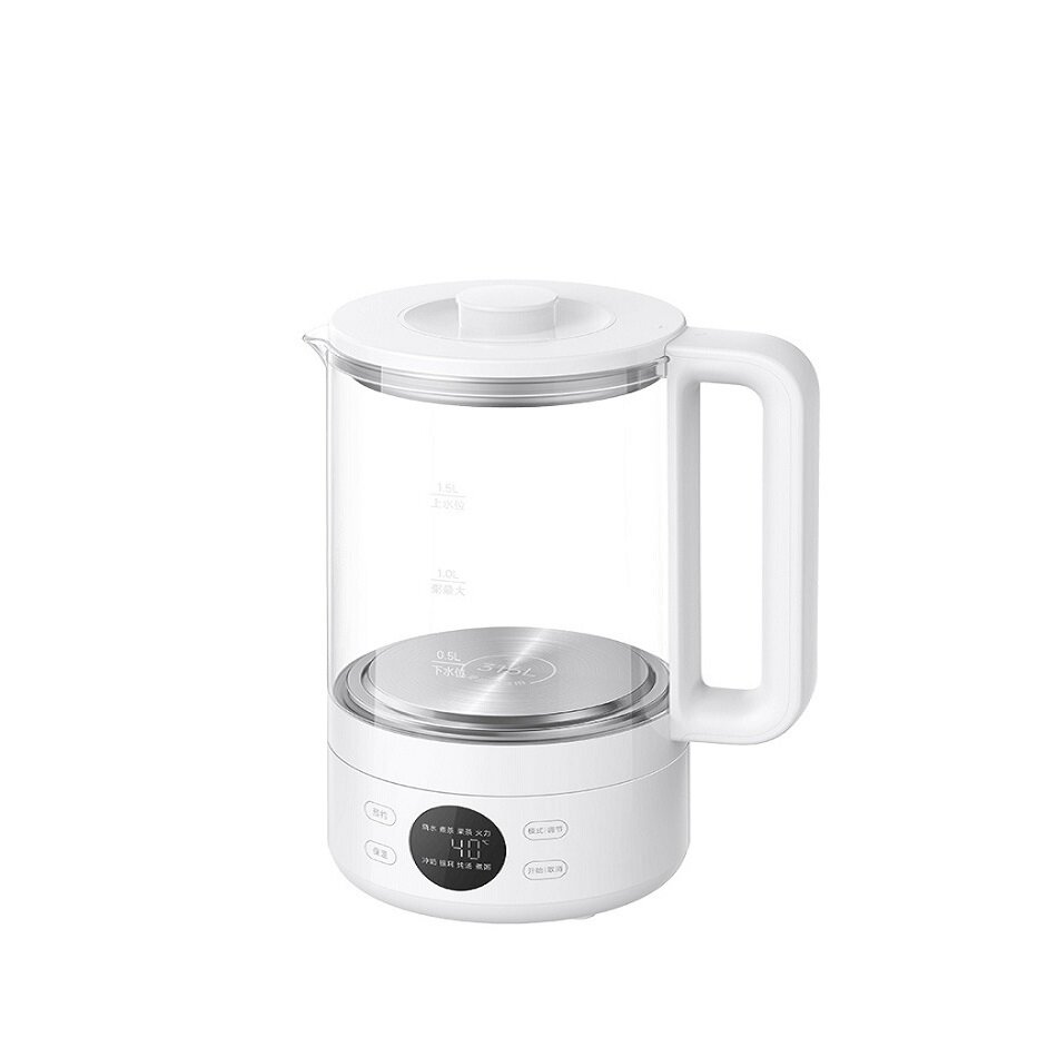 Электрическая кастрюля Xiaomi Mi Home Multifunction Health Pot S1 из нержавеющей стали 316L, белая