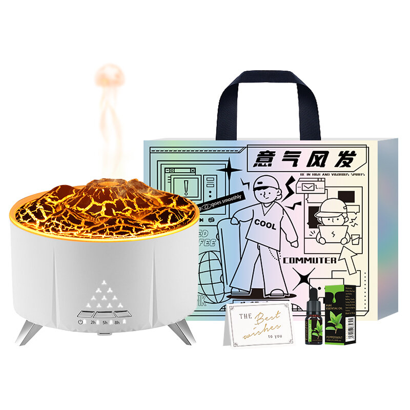 Ароматерапевтические диффузоры CHIELYUAL Volcano Edition, белые, подарок, стильный дизайн