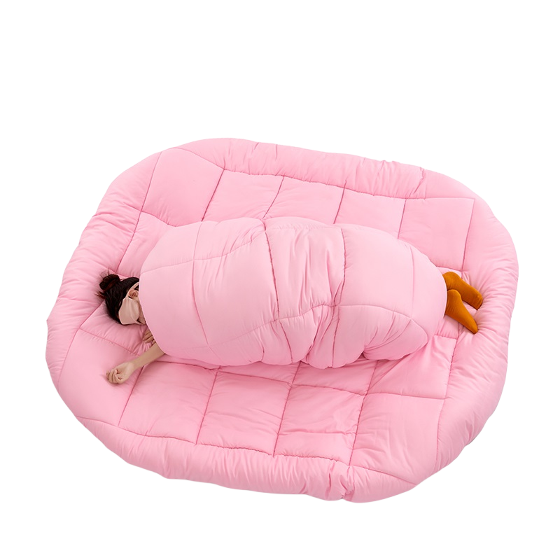 Одеяло SASSENSI синтетическое brushed warm winter quilt - pink, 200*230 cm, около 7.0 jin, EU