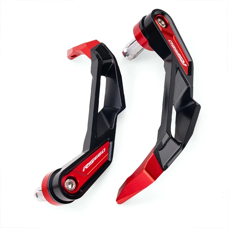 Защита ручки мотоцикла Red-RS660, Красный, Aprilia RSV4, RS 660, RS457, RS125, RS