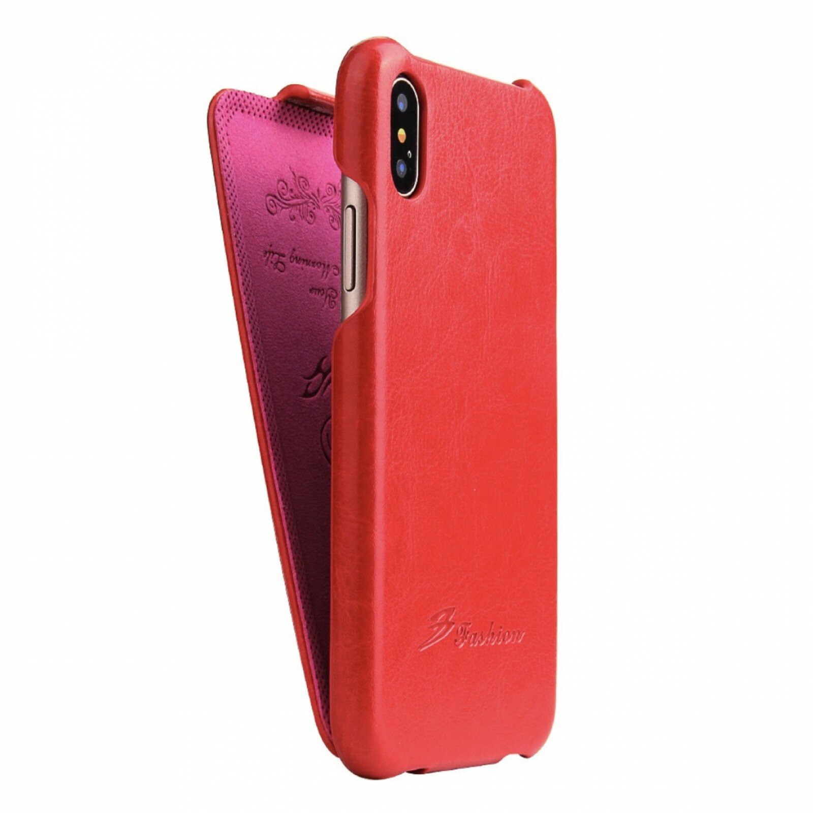 Чехол-флип MyPads для iPhone 7 4.7, iPhone 8, iPhone SE 2 (2020) и SE3 2022 красный из натуральной кожи