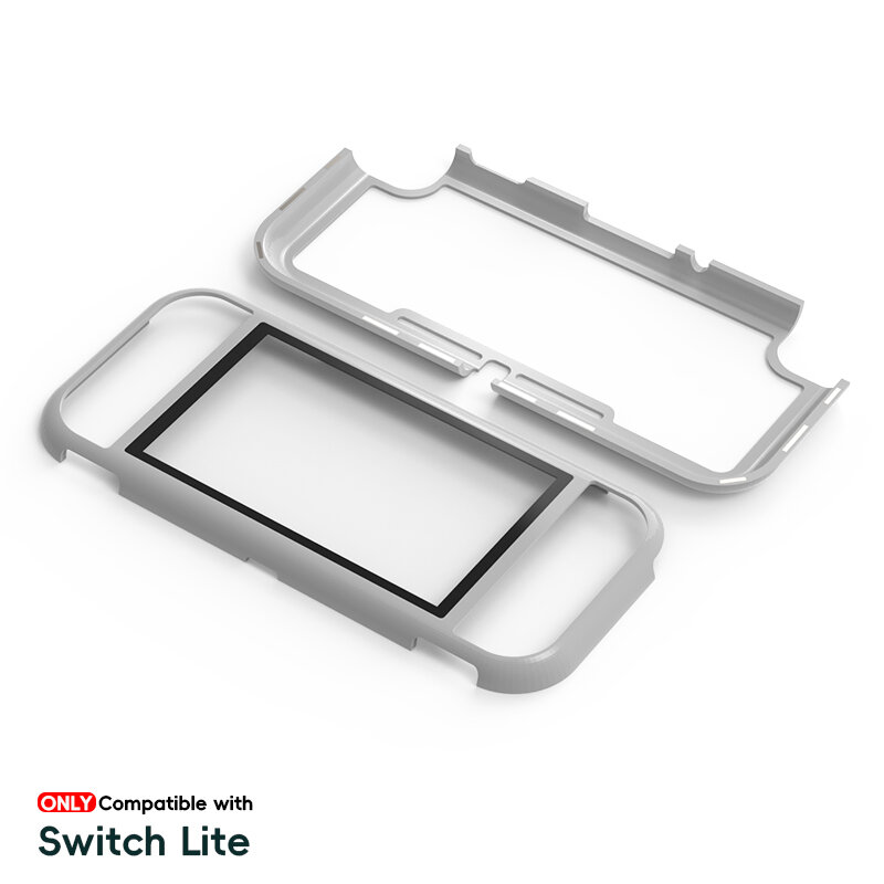 Магнитный защитный чехол для Nintendo Switch Lite, жесткий ударопрочный корпус с прозрачной защитой экрана
