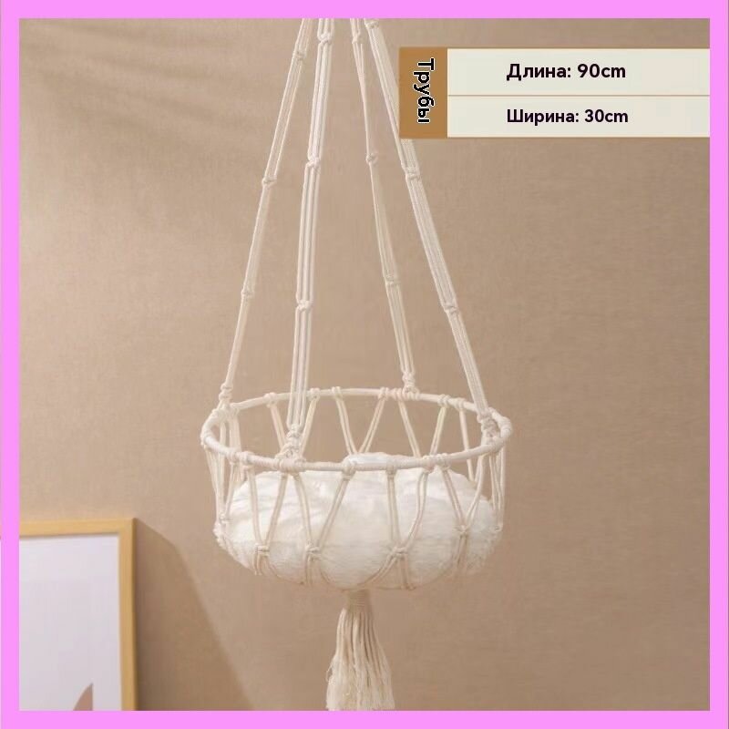 Эксклюзивный гамак с разборными качелями Кошачье гнездо, подвеска