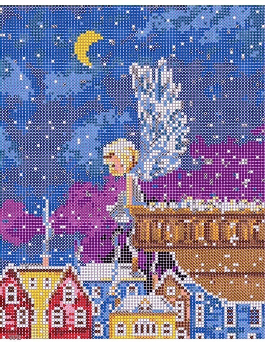 Картина бисером Ангел