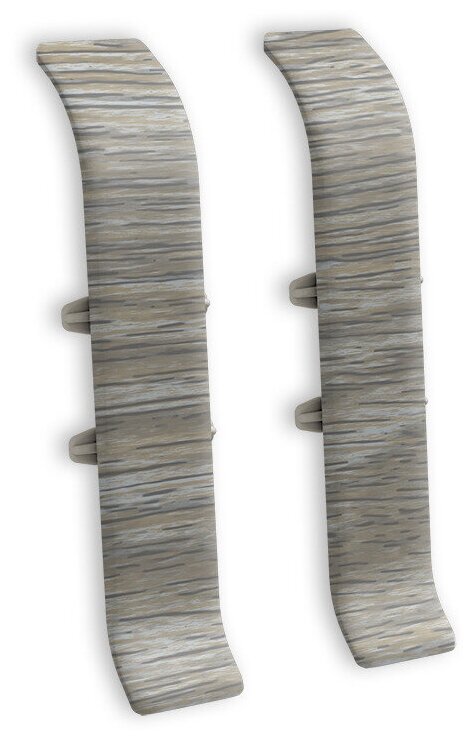 Соединитель для плинтуса IDEAL Классик-70мм - 253 Ясень серый, 2шт