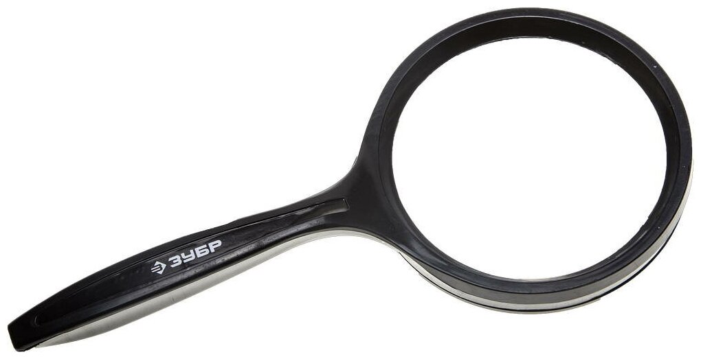 Лупа ЗУБР для чтения 3х /5х кратное увеличение d 75 мм (40540-75)