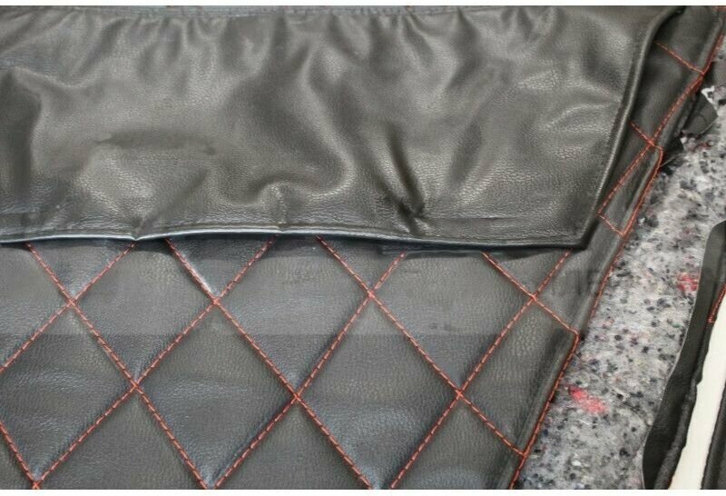 Обивка дверей УАЗ 469 (в/кожа, ватин, поролон) прострочка ромбом