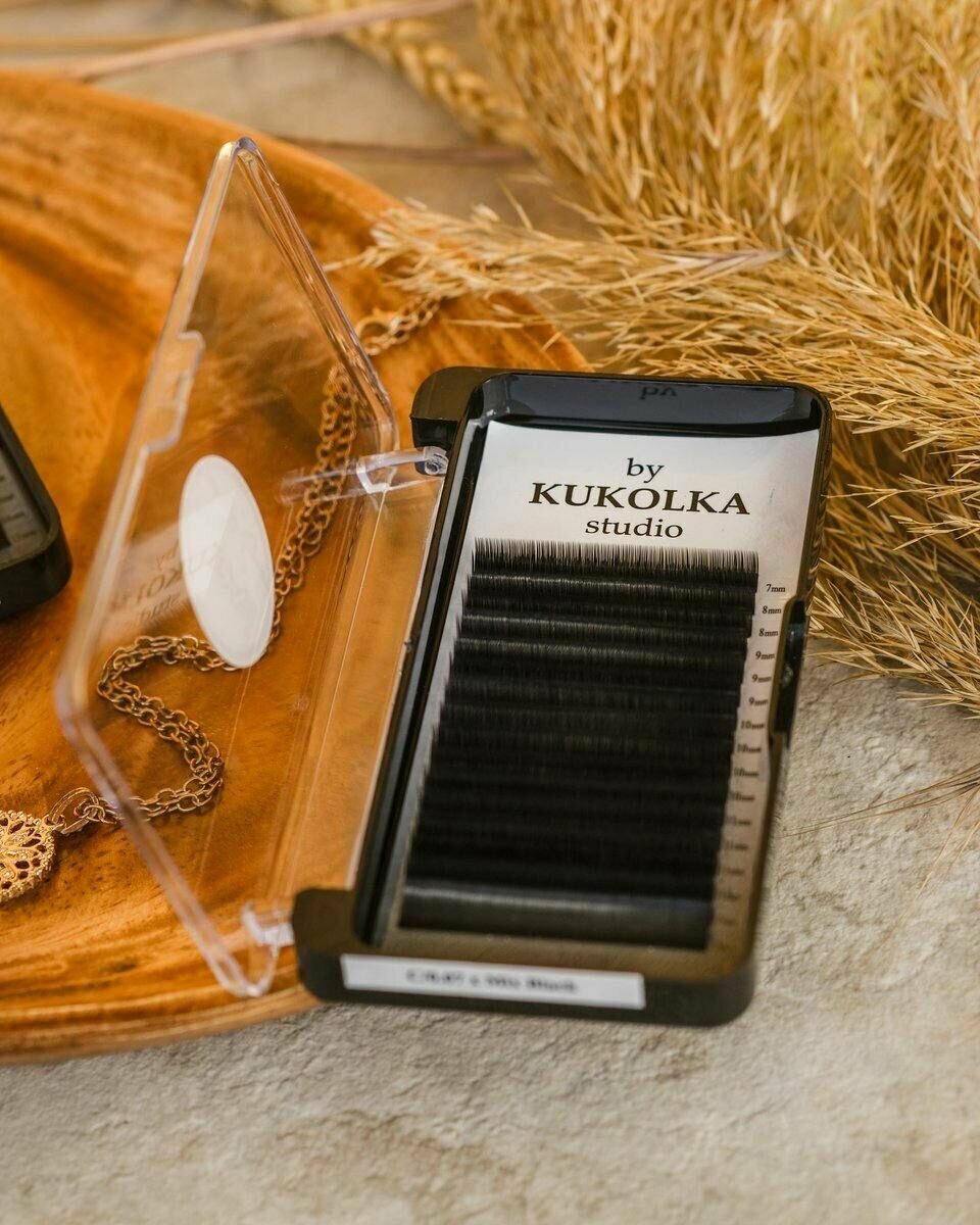 Kukolka Amore /Ресницы для наращивания/ изгиб D 0.10 длина 9 мм