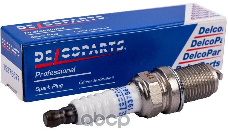 Свеча зажигания с платиновым электродом DelcoParts арт. 19375677