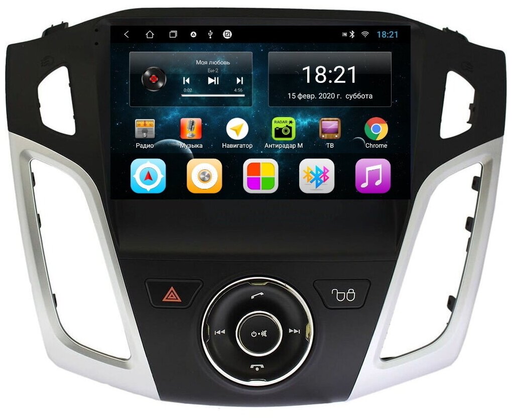 Магнитола CRS-300 Форд Фокус 3 с Джостиком Ford Focus 3 - Android 13 - DSP