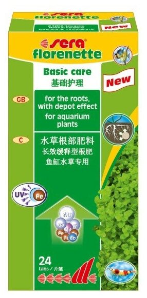 Удобрение для растений Sera Florenette A 24табл