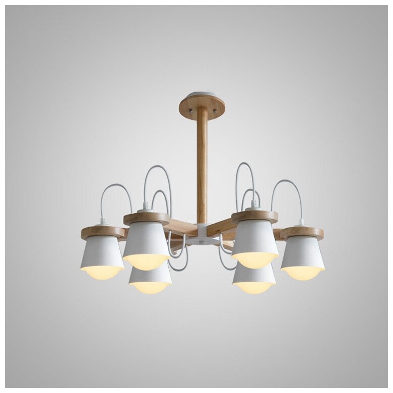 Люстра на штанге NATURA B6 White