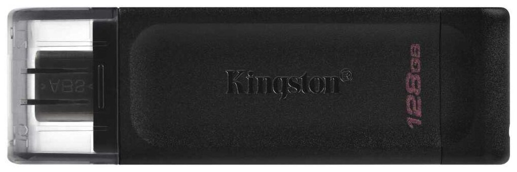 Флеш Диск Kingston 128Gb DataTraveler 70 Type-C DT70/128GB USB3.2 черный