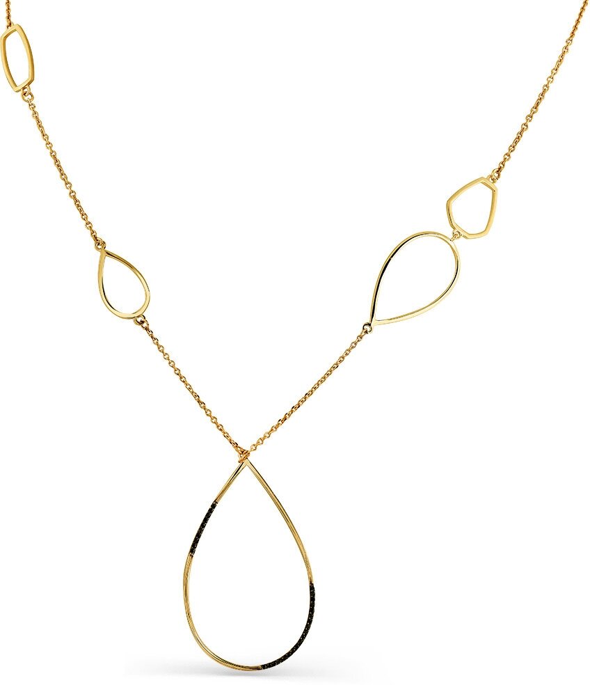 Колье, белое золото, 585 проба, бриллиант