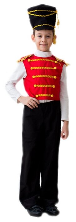 Карнавальный костюм детский «Гусар», 5-7 лет, рост 122-134 см