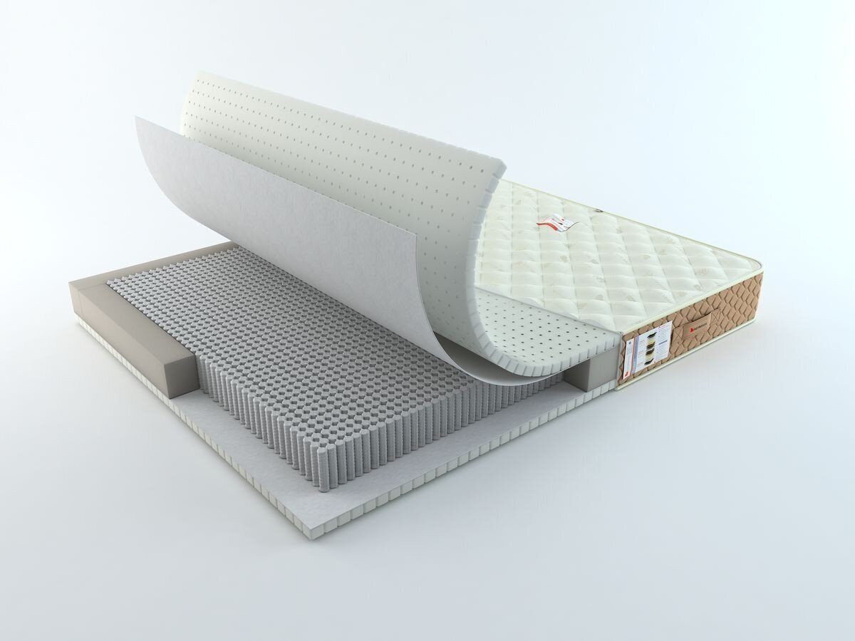 Матрас Rollmatratze Feder 1000 L/L 80х200 высота 22 см анатомический средней жесткости латексный Независимые пружины