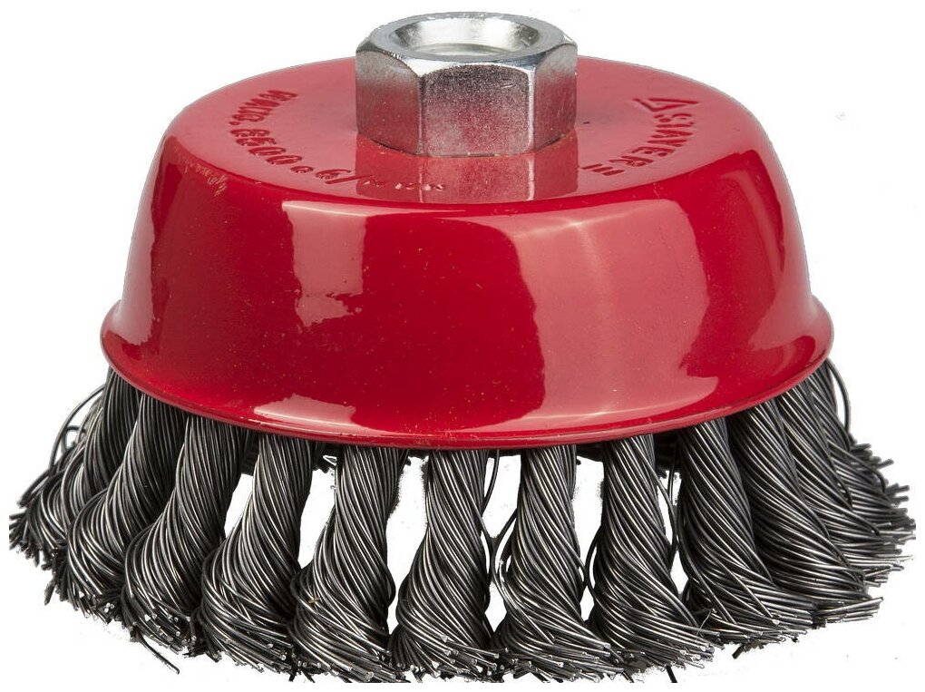 Щетка чашечная STAYER 80 мм для УШМ