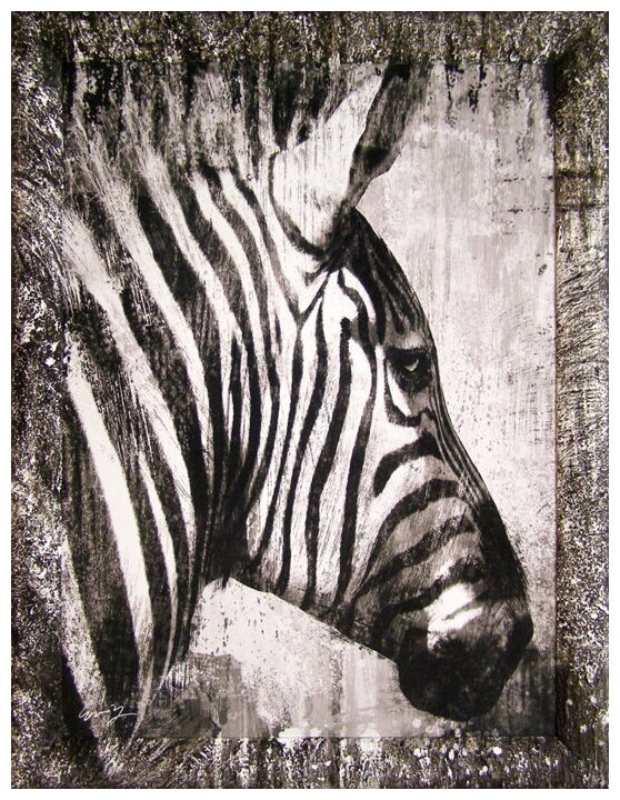 Картина на стену для интерьера Декарт настенный декор панно в раме багете в гостиную ванную детскую для офиса лофт пейзаж абстракция