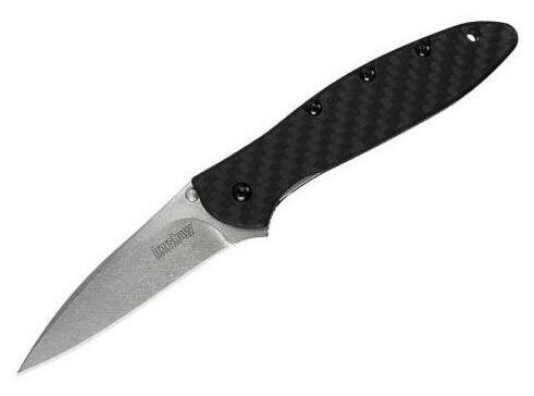 Kershaw 1660CF K leek - склад. нож, рукоять карбон, сталь cpm-154, kershaw 1660cf