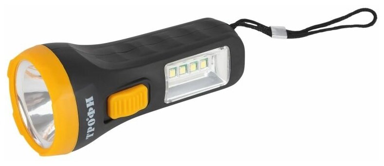 Фонарь ручной Трофи UB-101 1Вт 1 SMD+4 LED 1хAA Б0054034