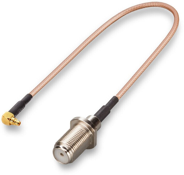 Антенный адаптер (пигтейл) F-female/CRC9 25см